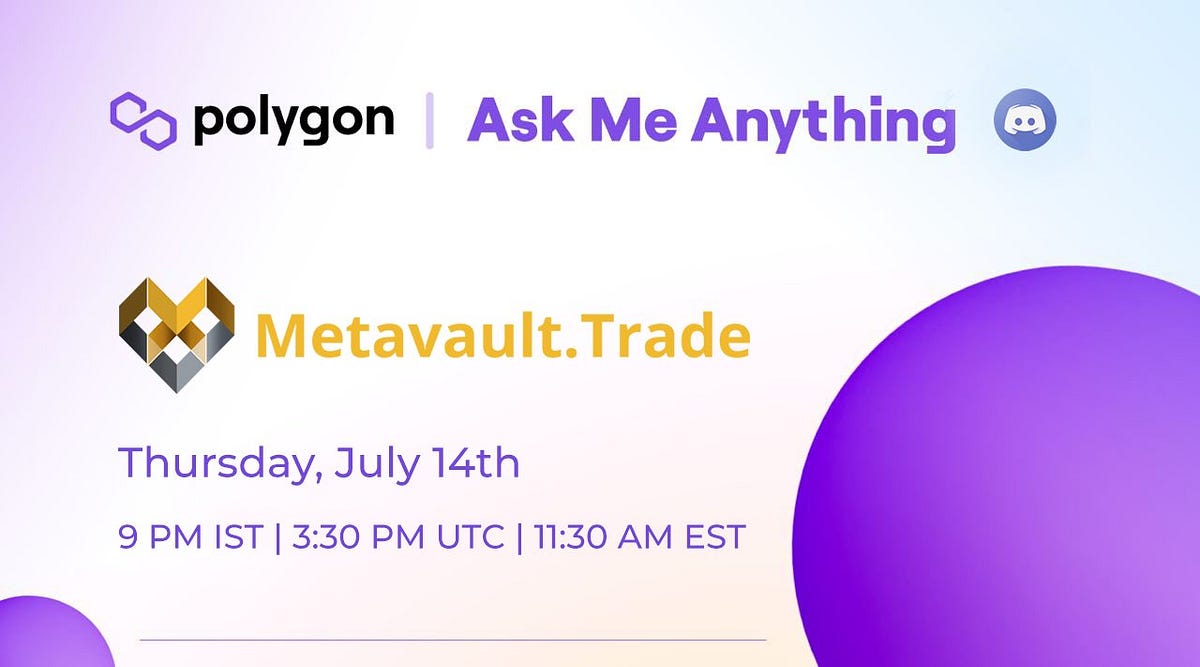 Metavault aims to be the right solution for transactions that want to stay in control of their ...