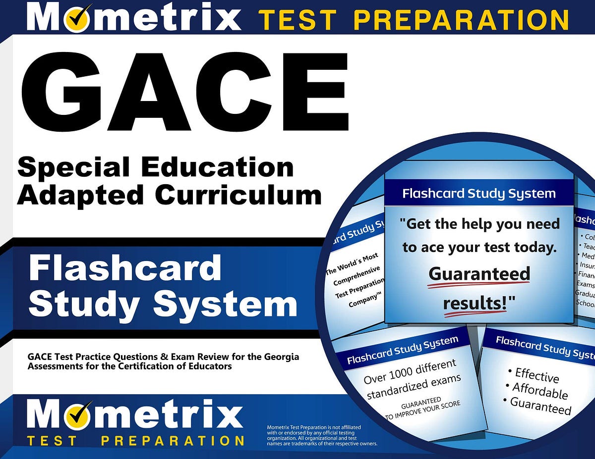 [PDF][BEST]} GACE Special Education Adapted Curriculum Flashcard Study ...