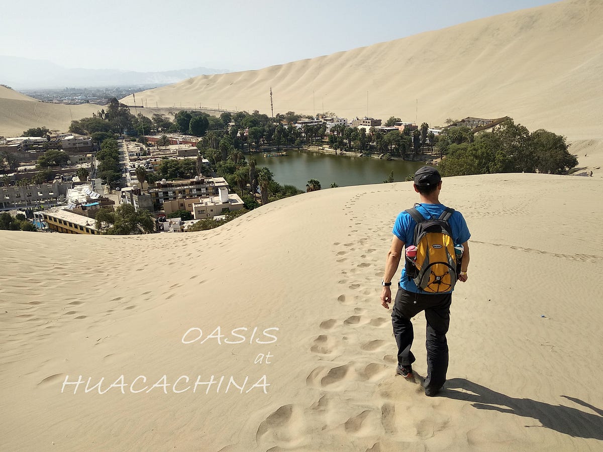 Huacachina (Oasis) & Lima, Peru. ตื่นขึ้นมาในเช้าวันนี้ รถบัสของบริษัท ...