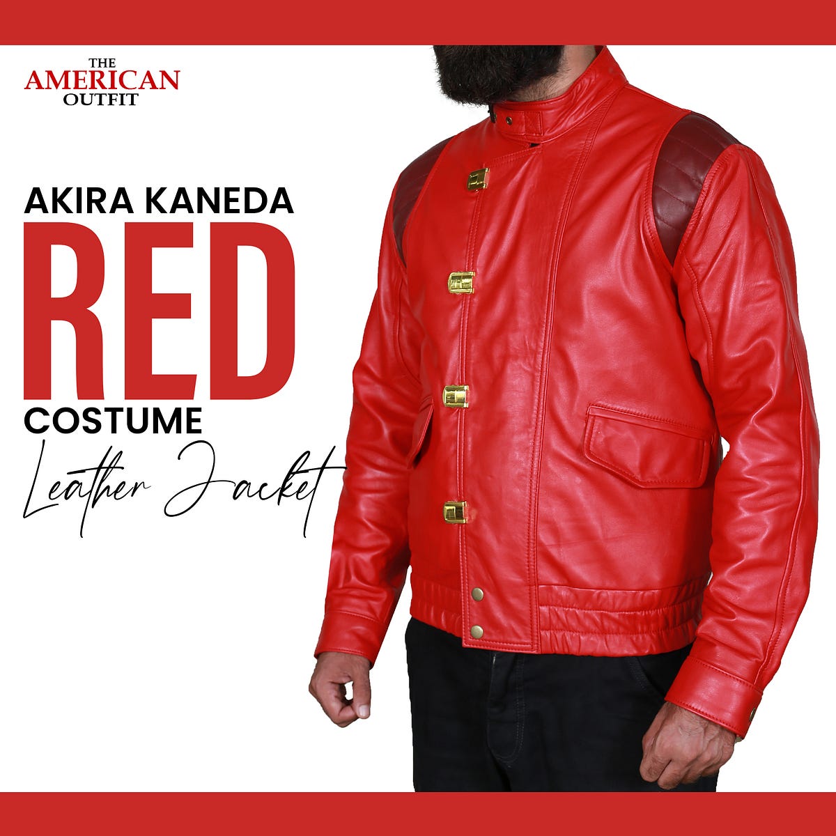 Akira Red Jacket - The American Outfit - Medium
