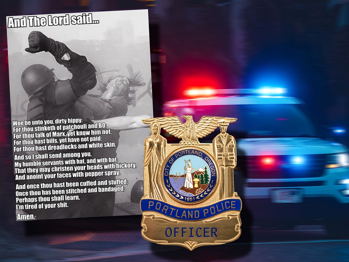 The dirty meme. Police reform: Portland Police Bureau… | by Matthew ...