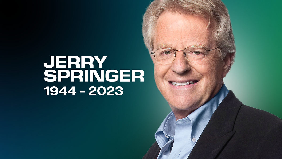 Remembering Jerry Springer: A Television Icon’s Legacy Lives On! #JerrySpringerBirthday # ...