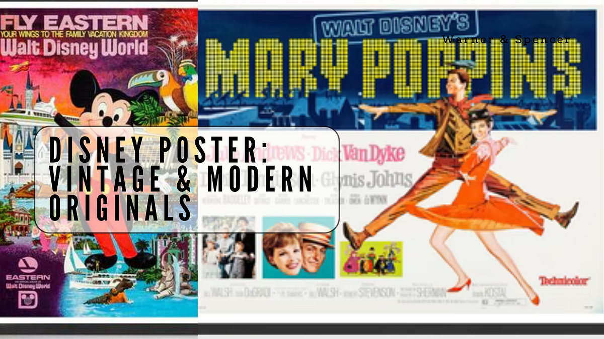 Find Your Perfect Disney Poster: Vintage & Modern Originals | by ...