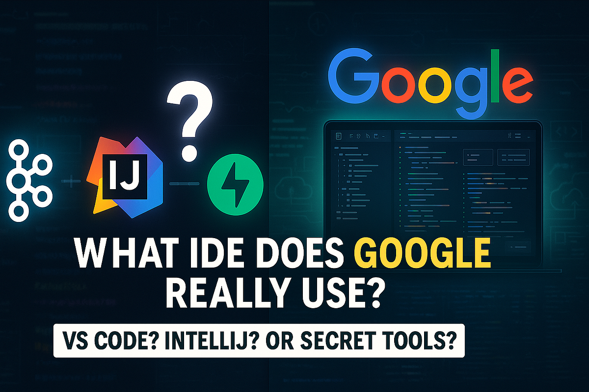 🧰 What IDE Stack Does Google Use Internally? VS Code, IntelliJ, or Something Else? | by Bhagya ...