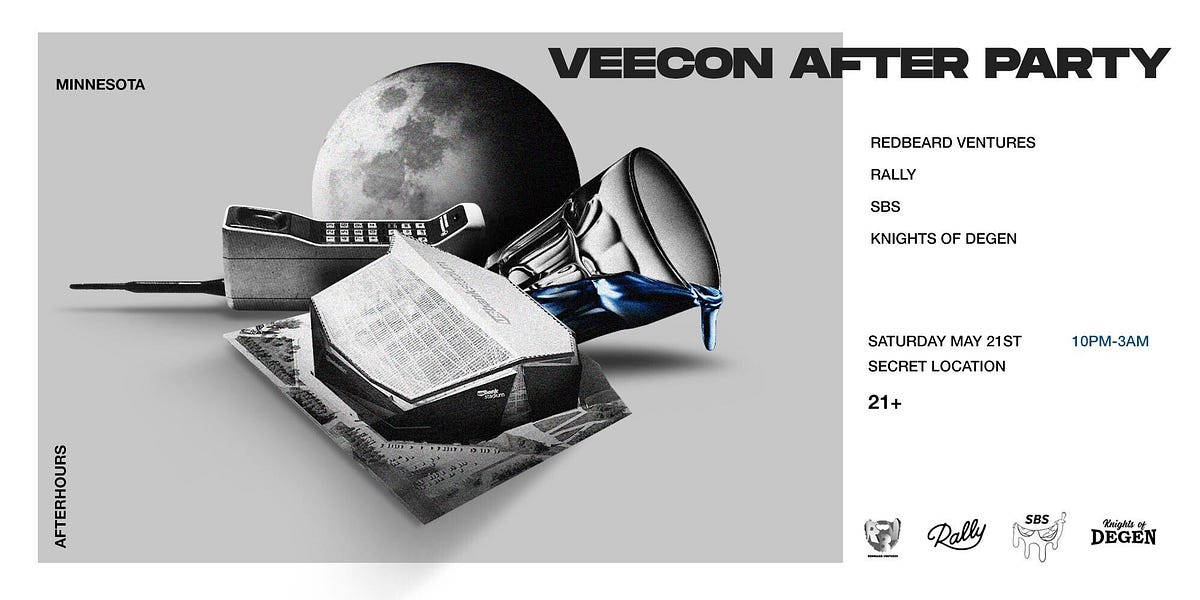 VeeCon 2022: Knights of Degen. Heading up to Minneapolis this weekend ...