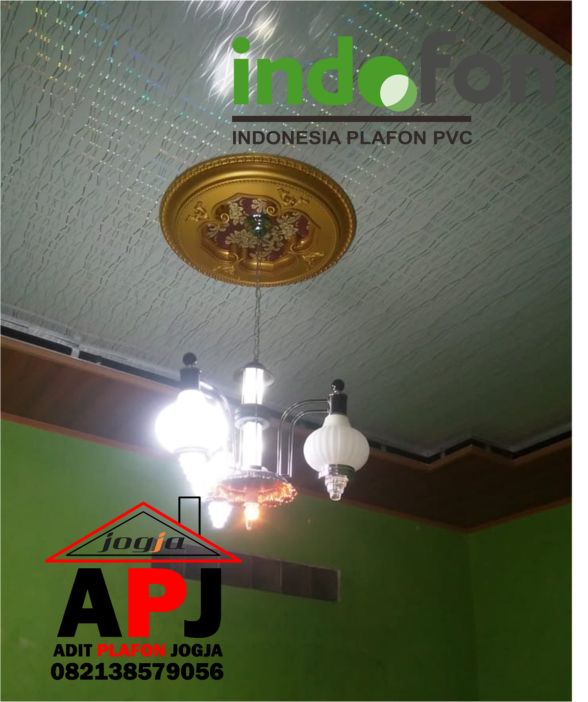 JASA PEMASANGAN PLAFON PVC SHUNDA PLAFON / INDOFON PVC / GYPSUM DI ...