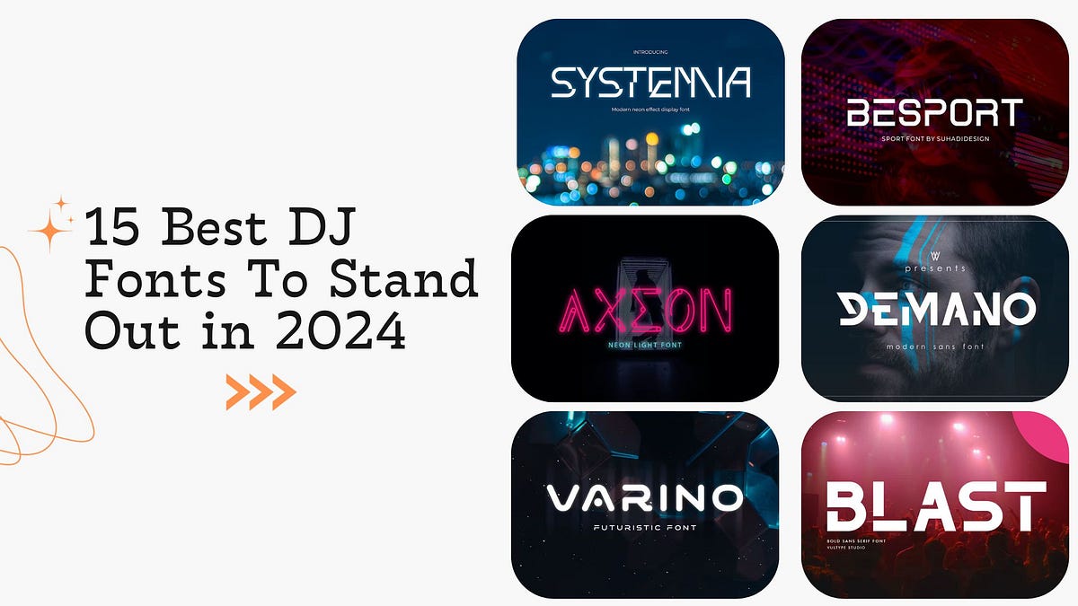 15 Best DJ Fonts To Stand Out in 2024 | Bootcamp