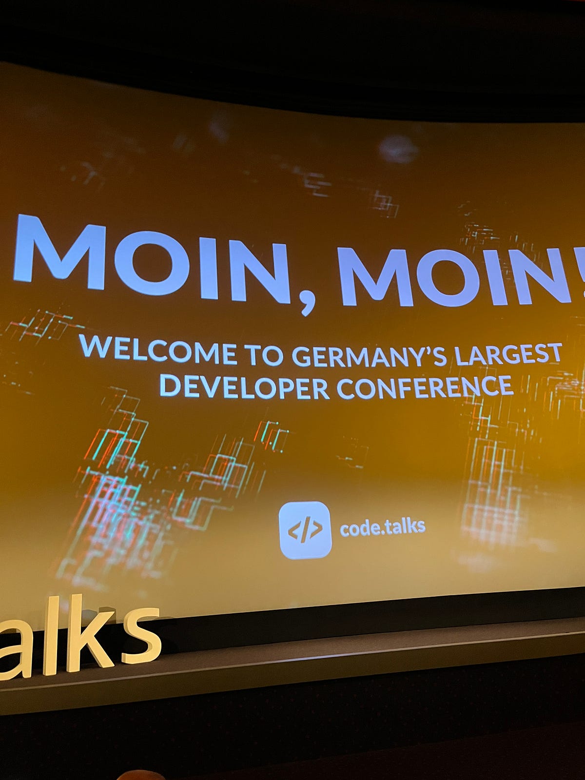 Code-talks 2023: Germany’s largest class reunion in the developer scene | by 40 Grad | Medium