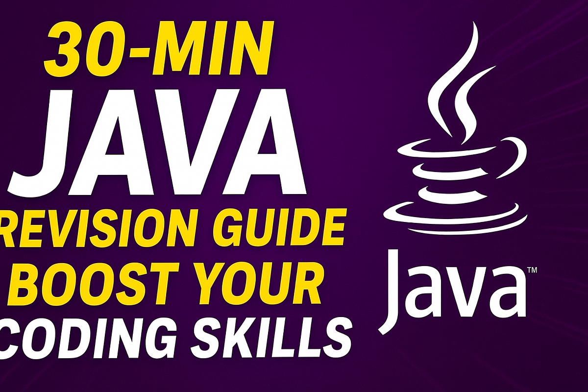 Java Quick Revision For Interview | by Sdet | Nov, 2025 | Medium