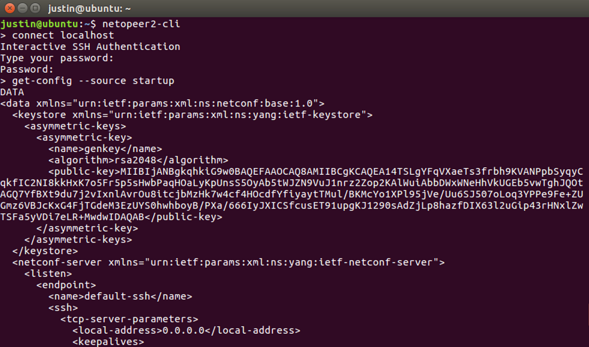 使用 netopeer2 搭建 NETCONF server. 在 Ubuntu Linux 搭建 NETCONF Server | by 丁叮盯町 | Medium