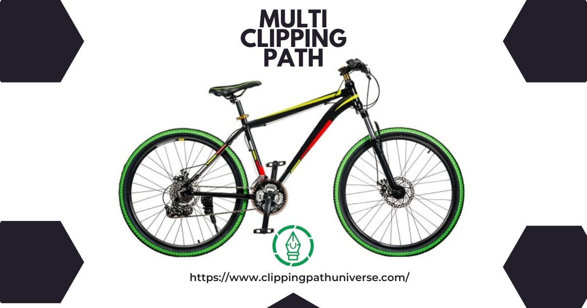 The multiple-clipping path technique is necessary for selecting ...