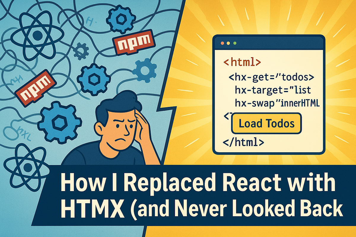 How I Replaced React with HTMX and Never Looked Back | by Bhagya Rana ...