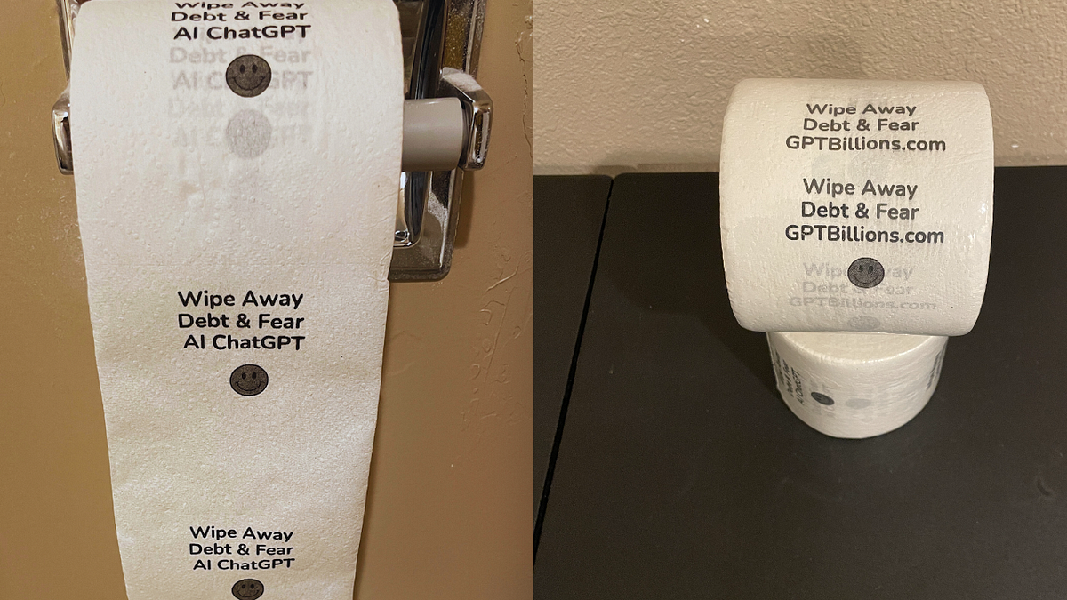 Miracle AI Toilet Paper Wipes Away Debt and Fear: ChatGPT Empowers ...