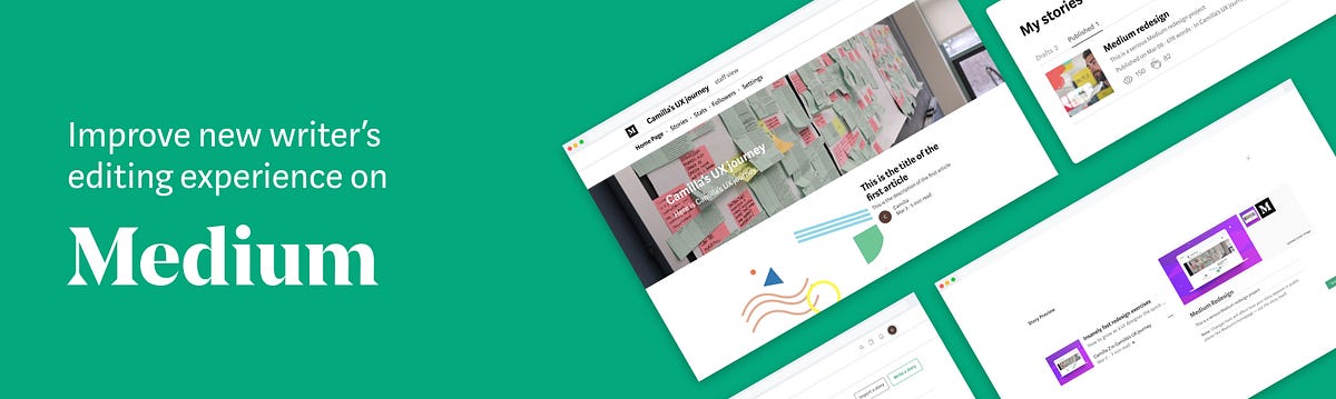 Redesign Medium’s editing experience - a UX case study | by camilla z ...