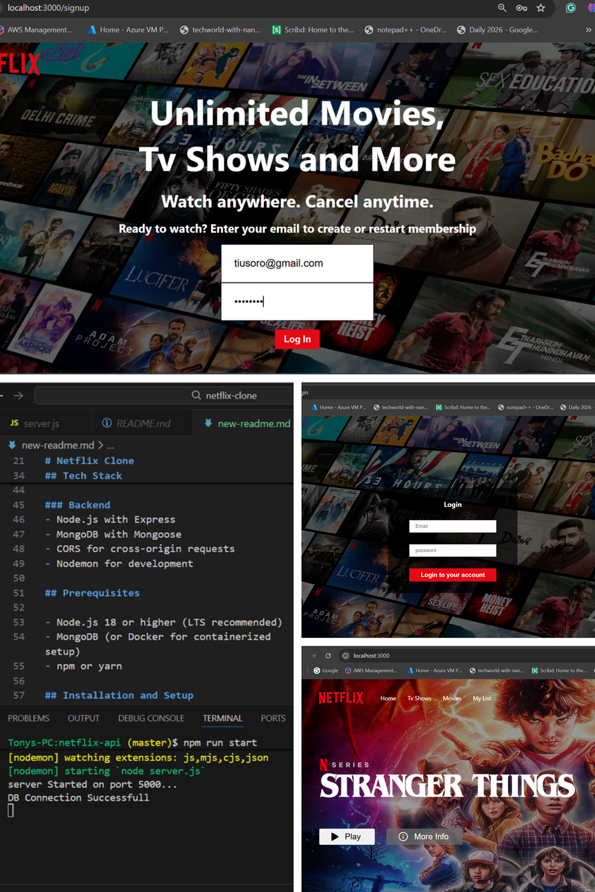 Building a Netflix Clone: A Full-Stack Adventure from Zero to Stream ...