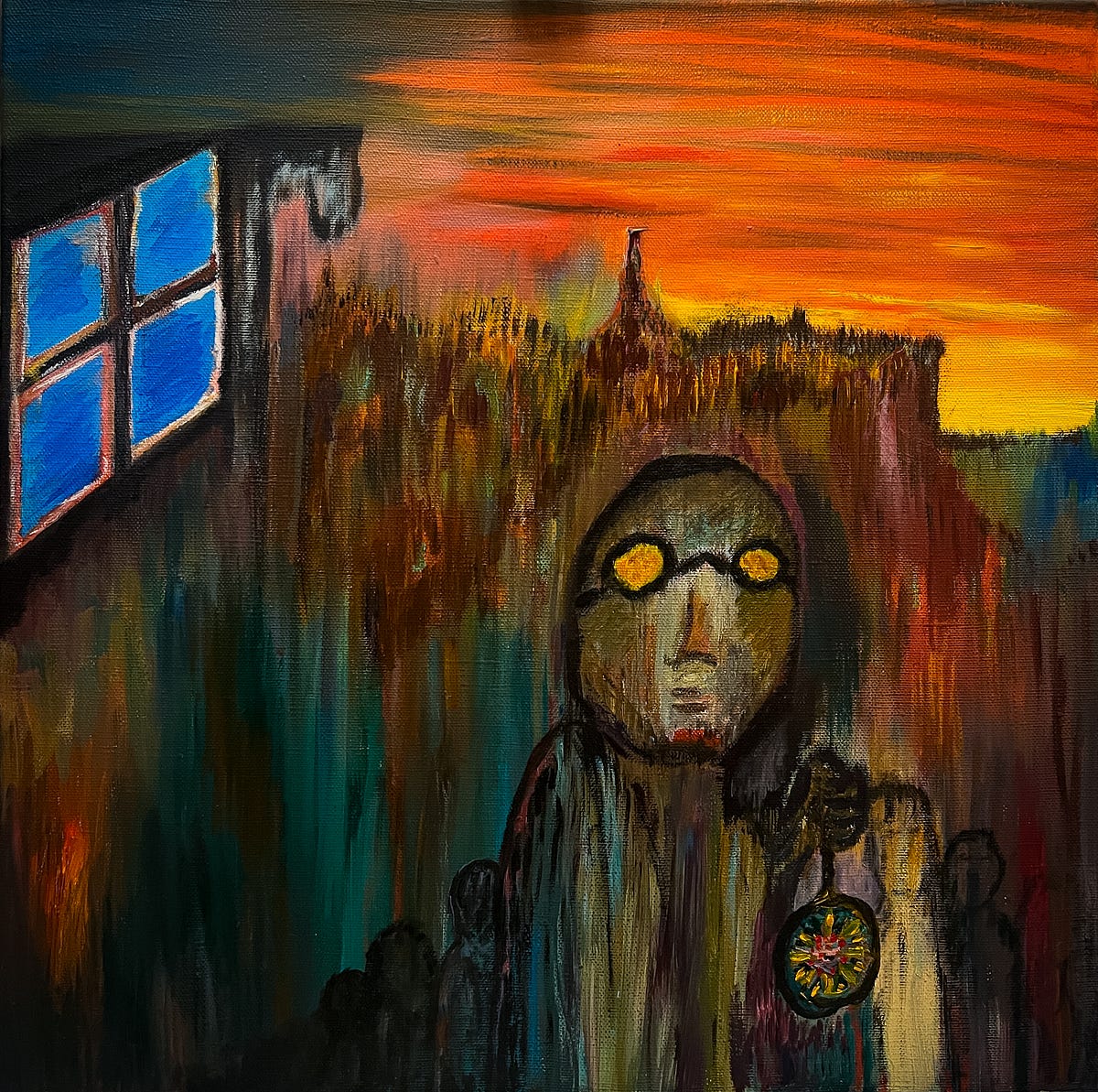 Artwork №16 The time has gone. There is hardly a worse feeling than… | by Serj | Jan, 2025 | Medium