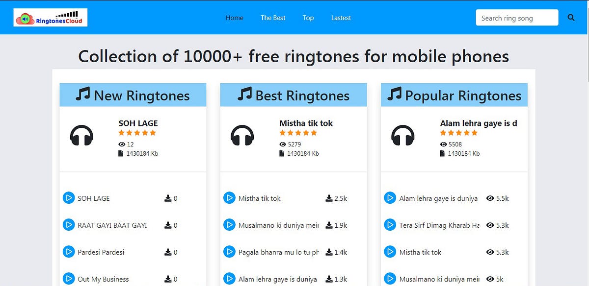 Top 3 Legal Websites to Download Free Ringtones for iPhone | by ...