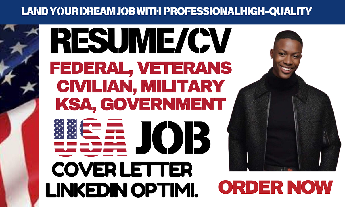I will deliver ats federal resume writing service, ksa, ecq, mtqs, ptqs ...