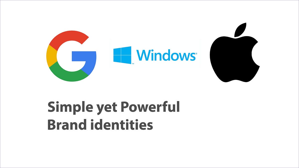 Why big brands use simple logo designs, know the secret | by WPcodebase ...