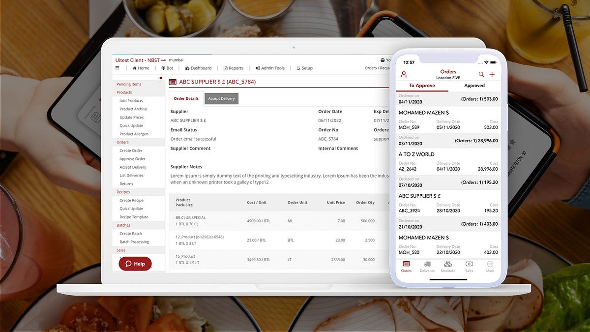 Order Management Software Dashboard Stocktake Online - Stocktake-online ...