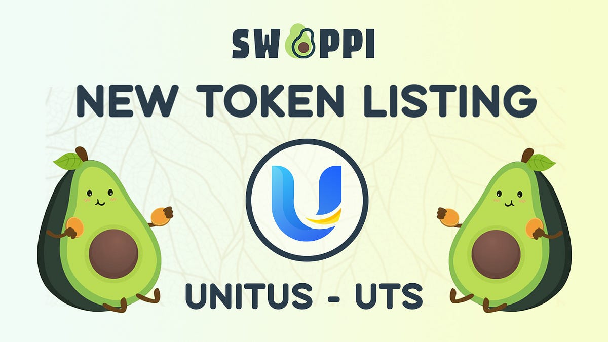 Swappi to Whitelist Unitus (UTS). A hot token listing with an event to… | by Swappi DEX | Medium