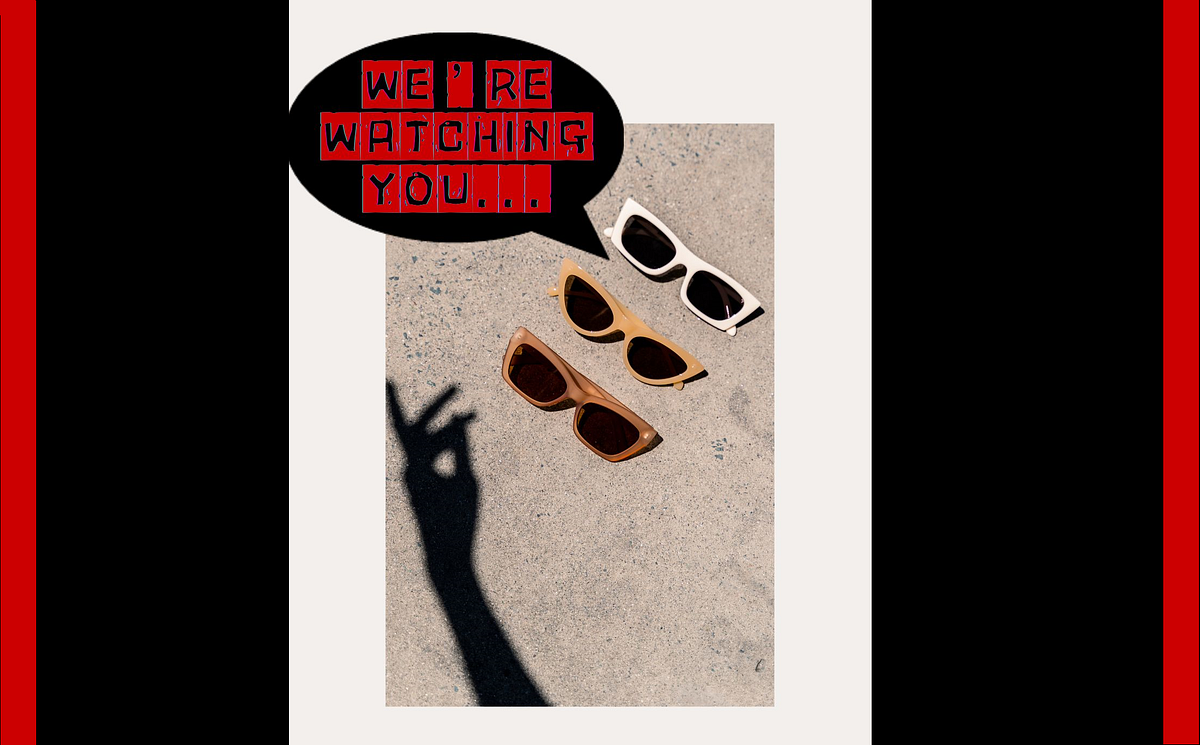Your Sunglasses Are Sick of You and Throwing a Coup | by Tracy Dubin ...