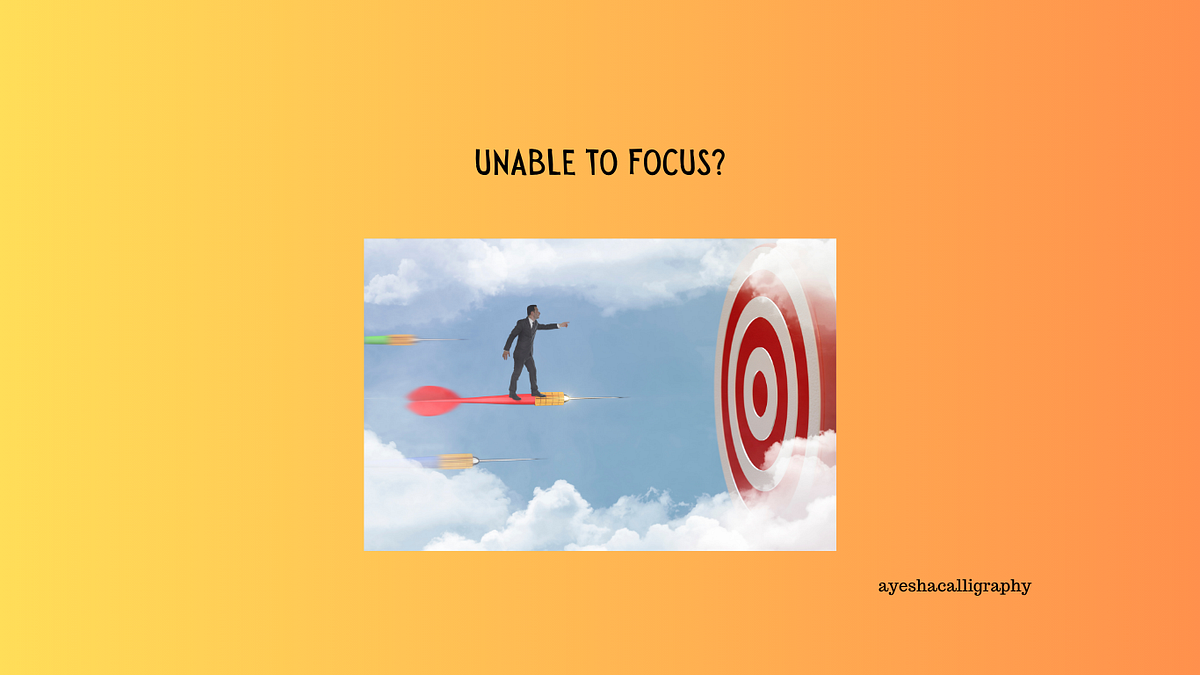 The Secret of Focus? It’s not what is around you, its about what’s in ...