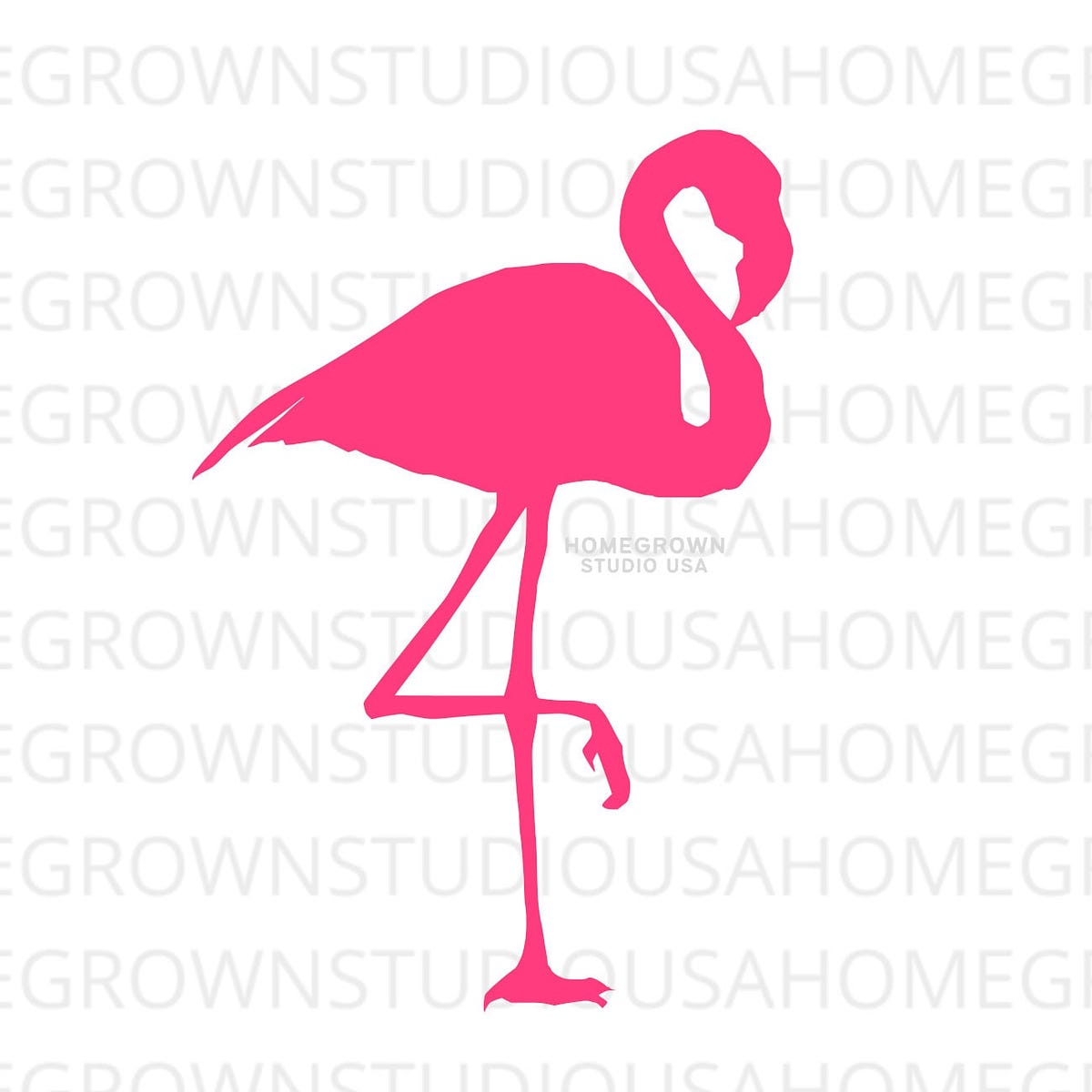 Pink Flamingo SVG, Flamingo Clipart Vector, Flamingo Silhouette, Svg ...