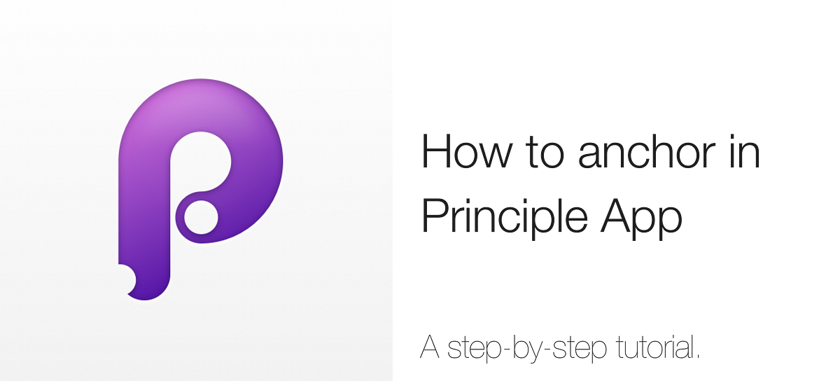 Principle App: how to anchor anything in your animation | by Ondřej ...