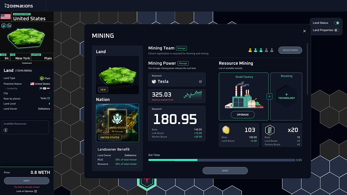 💎DeNations ‘Mining Feature’ Teaser⛏ - DeNations - Medium