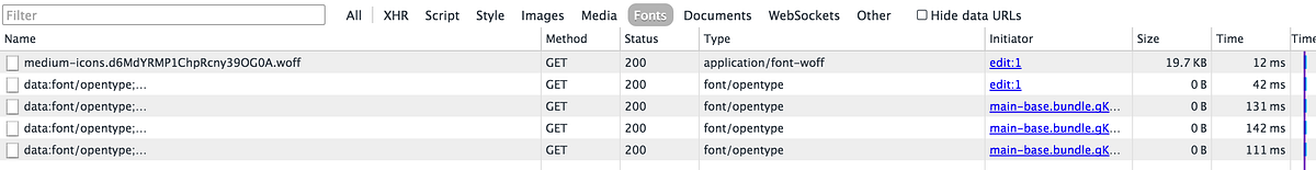 Network Panel — chrome developer tools | by Alexander V | Medium