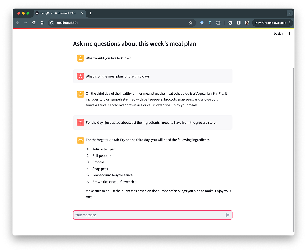 LangChain and Streamlit RAG. In this blog post, we will explore how… | by Richard Anton ...