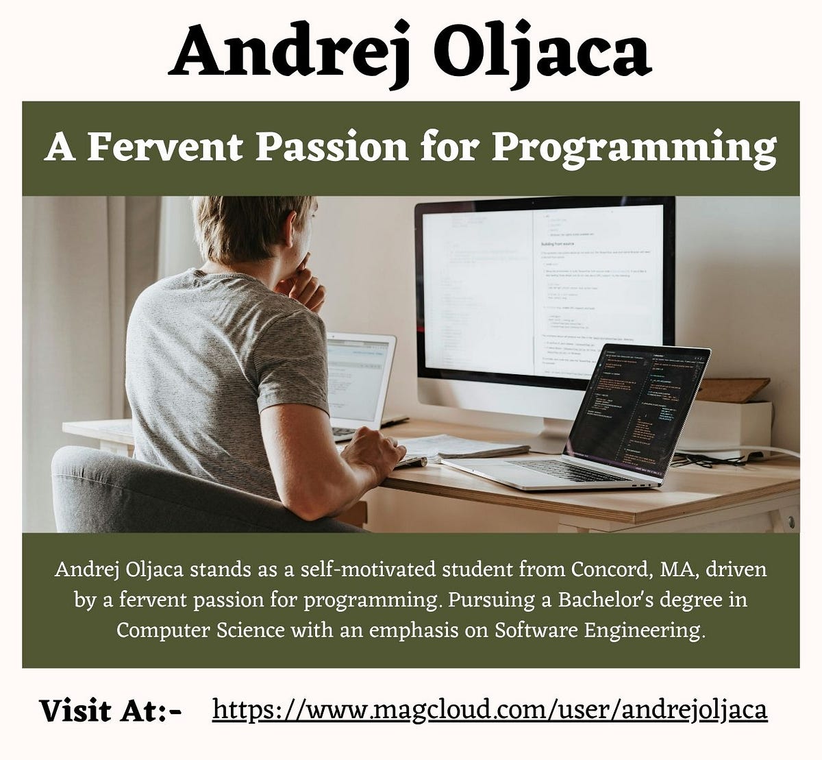 Andrej OljacaAndrej Oljaca — A Fervent Passion for Programming - Andrej Oljaca - Medium