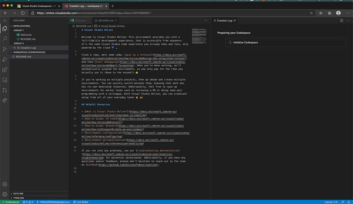 First Impressions of Visual Studio Codespaces | by Nico Coetzee | Medium