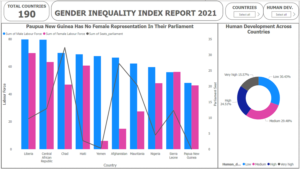 Gender Inequality Index. Gender inequality is the social… | by Opeyemi ...