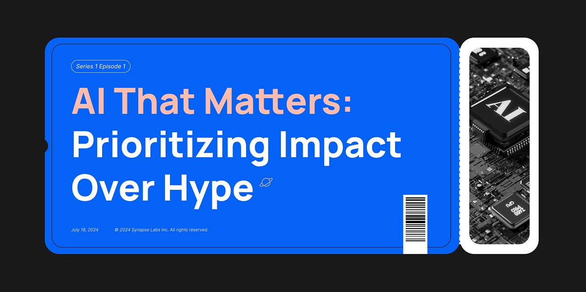 Beyond the Gen AI Hype. Practical Tips to Accelerate [Gen]… | by Sandeep Bose | Jul, 2024 | Medium