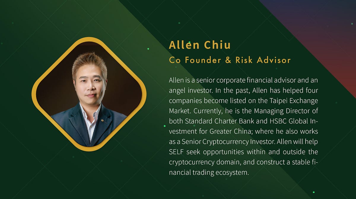 Senior Corporate Advisor Allen Chiu: “SELF has the potential to go ...