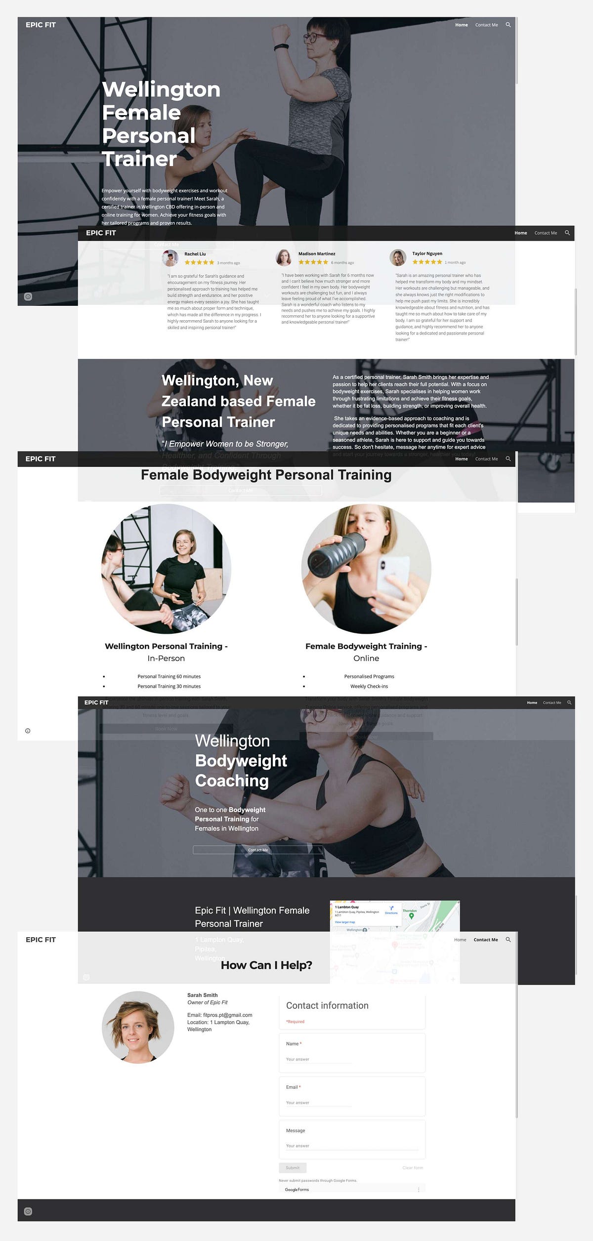 How to Build a Free Personal Training Website using Google Sites | by ...