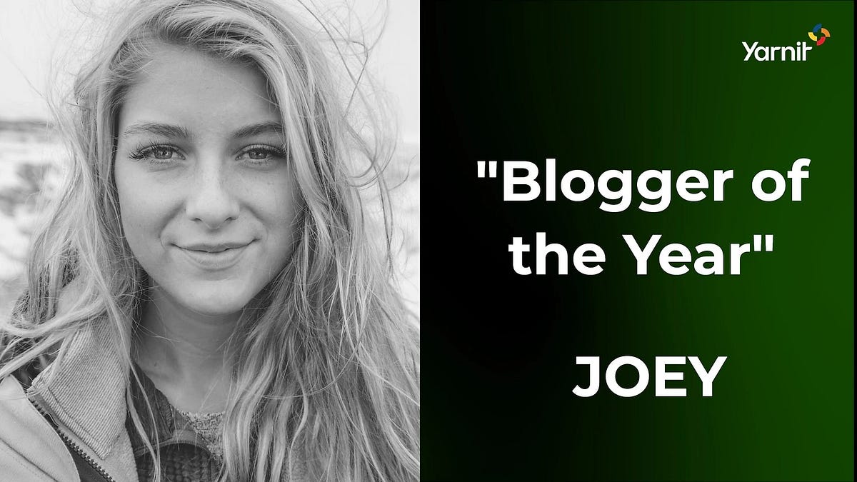 Blogger of the Year- Joey. In the hustle and bustle of New York… | by Jyotirmoy Dutta | Medium