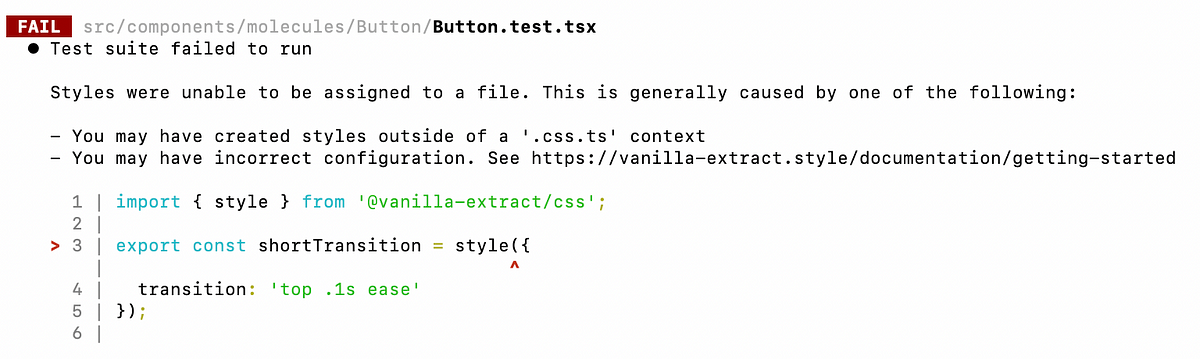 React Unit Tests With Typescript Vanilla Extract Testing Library