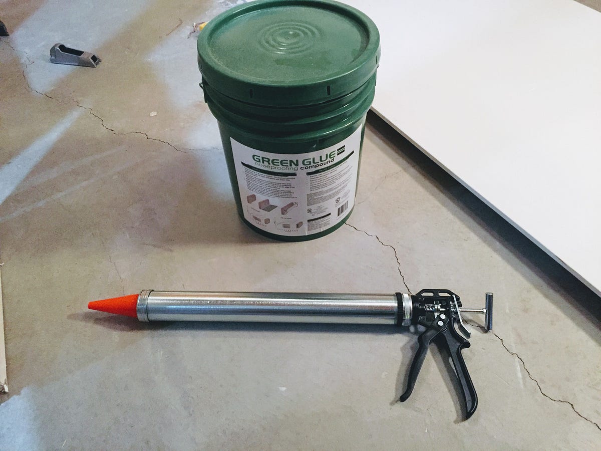 Applying Green Glue with a speed loader | by Alexander Jenkins | Medium
