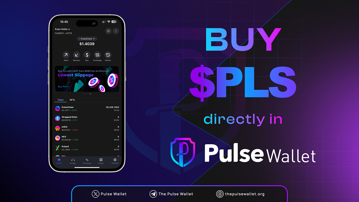 Guide to Buying PLS in Pulse Wallet - Pulse Wallet - Medium