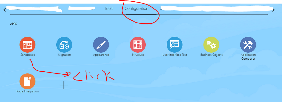 Oracle Fusion Sandbox Tool — Using Structure By Samir Jha Oci Oic Saas Cloud Appl
