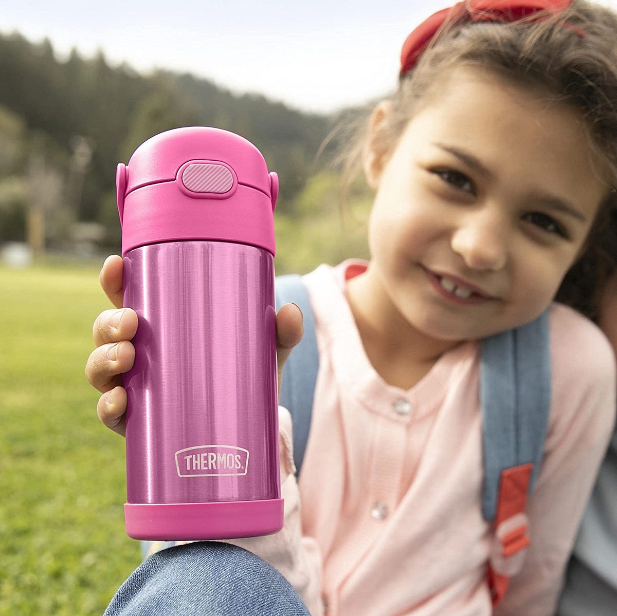 THERMOS FUNTAINER 12 Ounce Stainless Steel Vacuum Insulated Kids Straw Bottle. | by Belayet ...