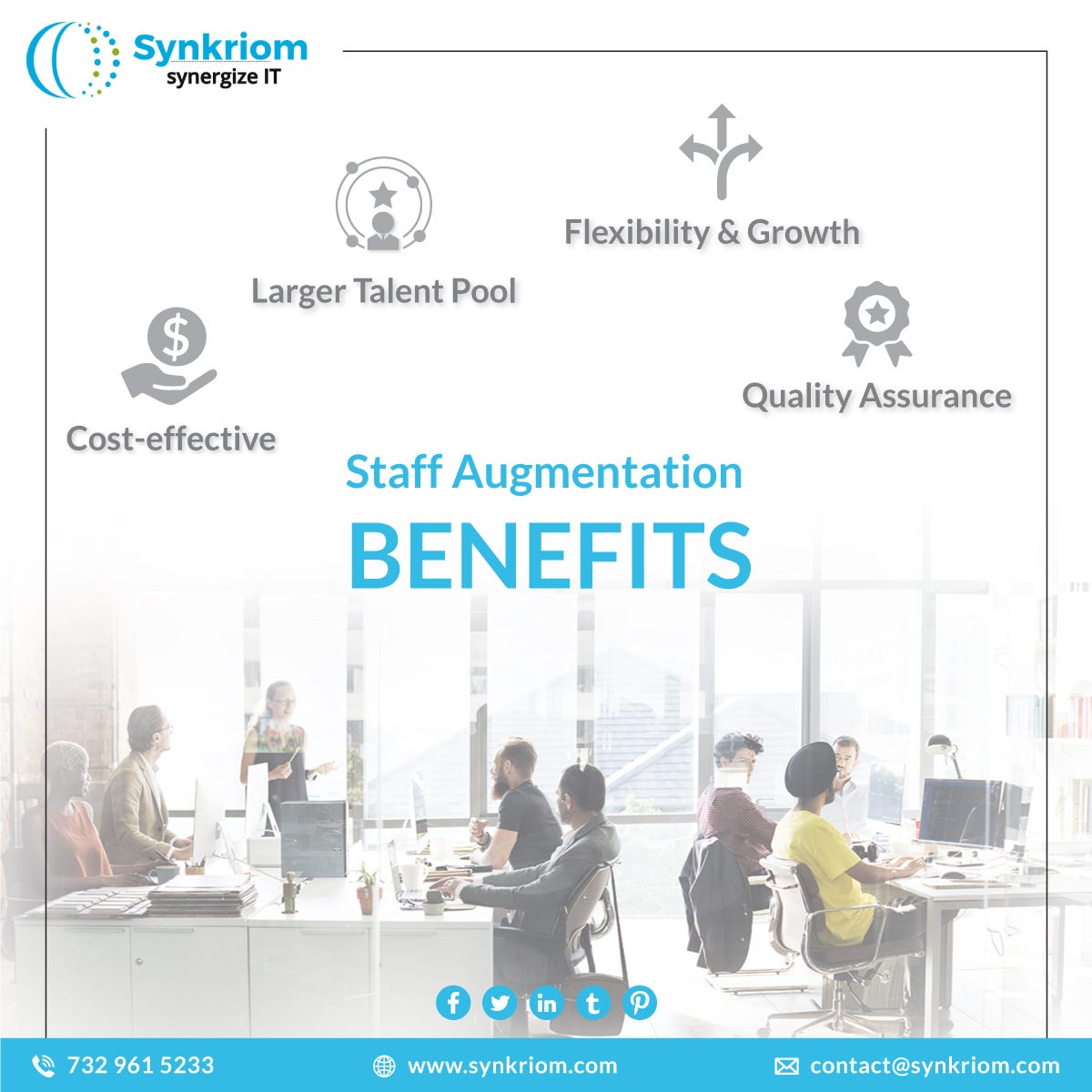 Synkriom Take The Benefits Of Staff Augmentation Marketing Synkriom Medium