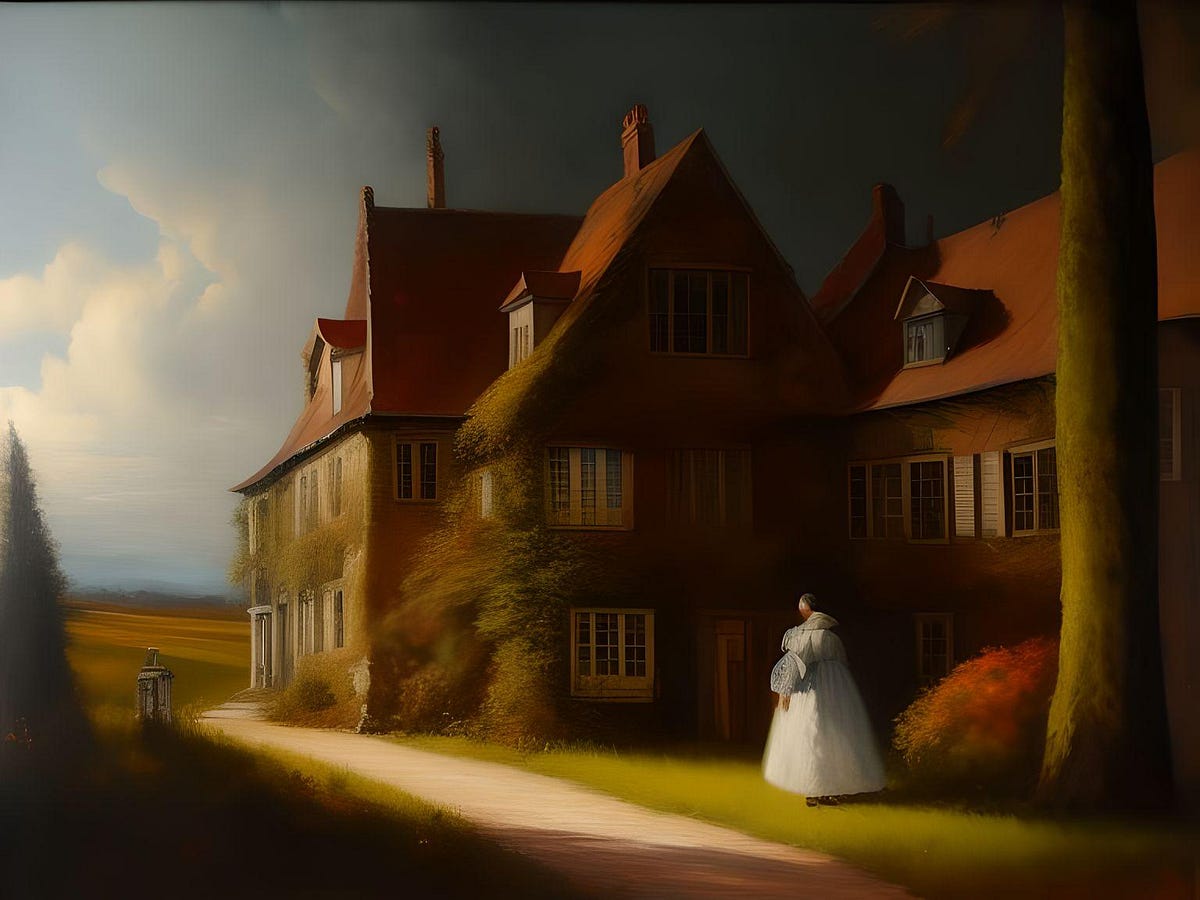 “The Whispering Manor”. In the heart of the countryside… | by Disha ...