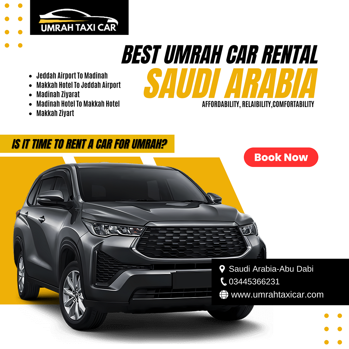 Saudi Arabia’s Top-Quality Umrah Taxi Car | by UMRAHTAXICAR | Aug, 2024 | Medium