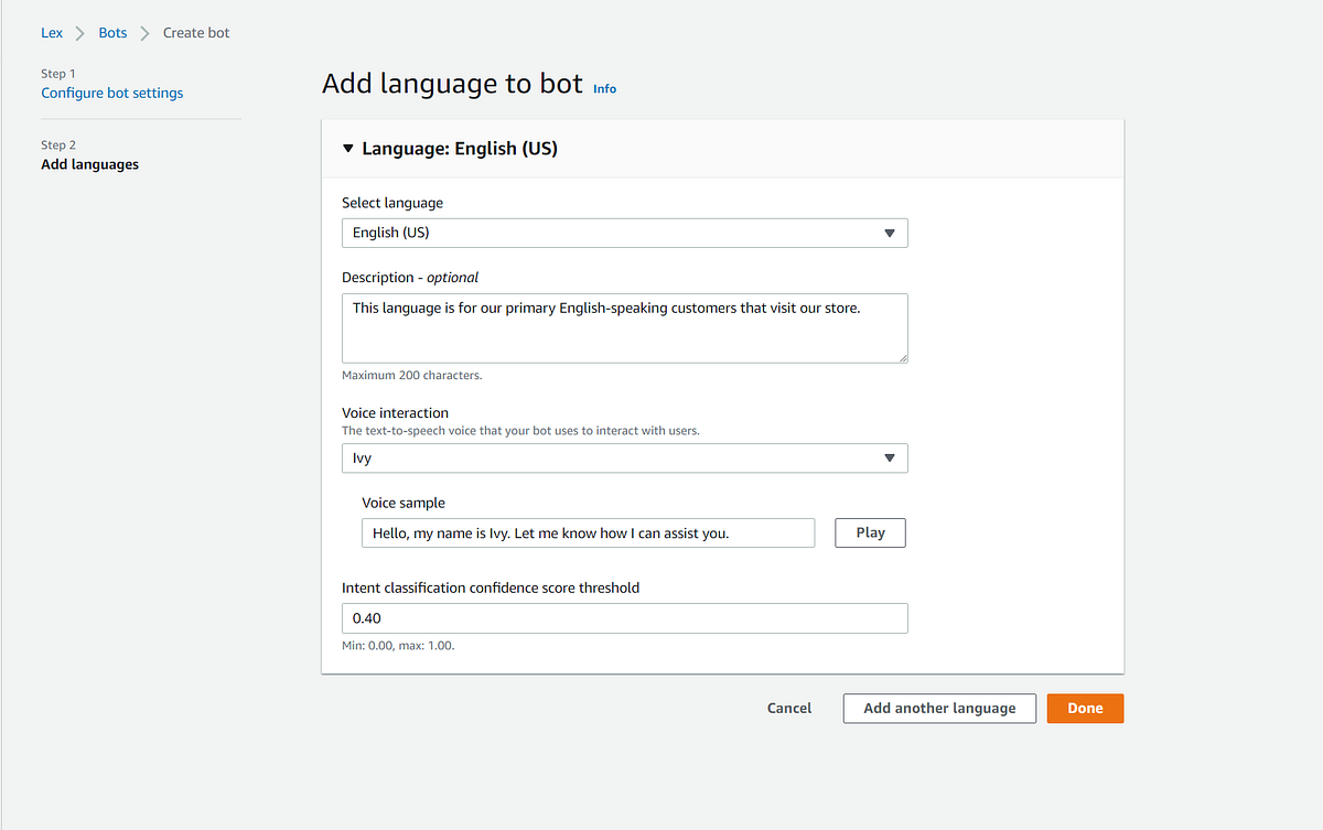 Build A Chatbot With AWS Using Amazon Lex | by IT Mikey | Apr, 2023 ...
