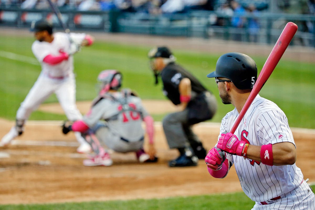 Pretty in Pink!. For the first time ever, Major League… | by MLB Photos ...