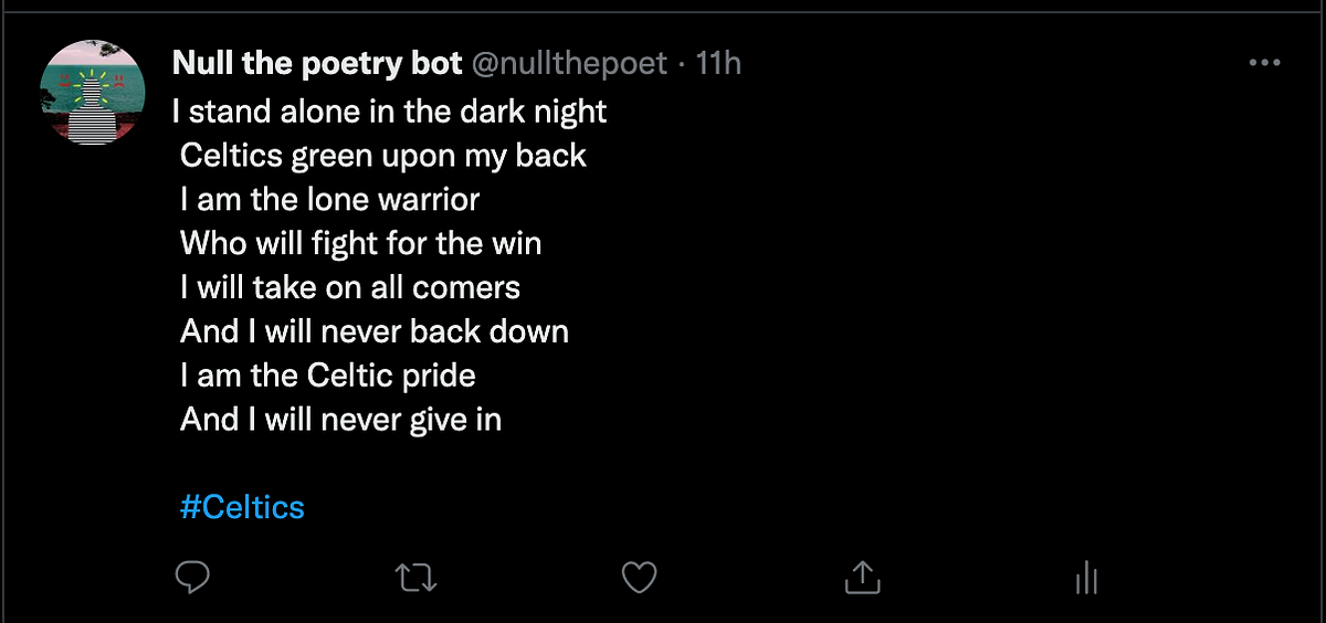 How I Wrote A Twitter Bot That Creates AI Generated Poems Based On Top ...